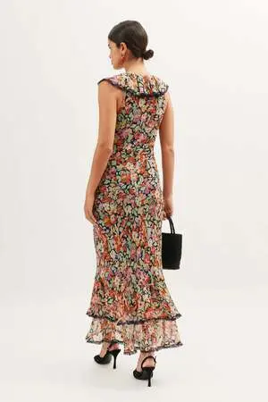 Rixo Aliana Vintage Floral Dress
