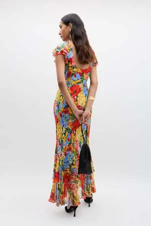 Rixo Ordinia Floral Gown
