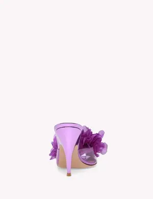 GIANVITO ROSSI Igea Mules - Purple - Tpu