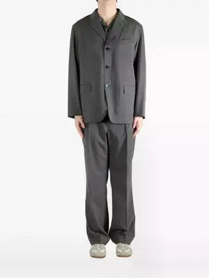 Auralee Summer Twist Single-breasted Blazer