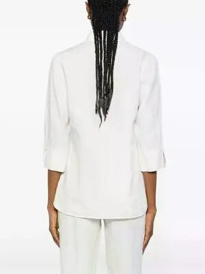 ROSSO 35 Buttoned Three-quarter-sleeve Shirt