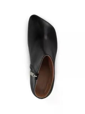 NICCOLO PASQUALETTI Obliqua Leather Ankle Boots