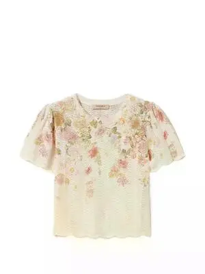 TWINSET Floral Knitted Top