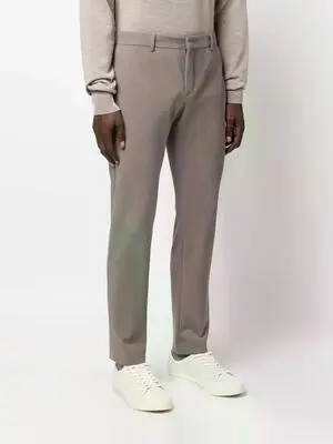 PT TORINO Slim-fit Stretch Trousers - Grey