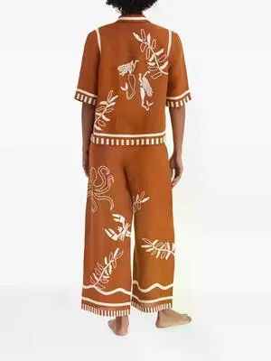 ERES Button-up Shirt - Brown