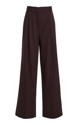 Another Tomorrow Pleated Trouser