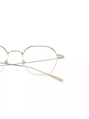 Montblanc Geometric-frame Eyeglasses - Gold