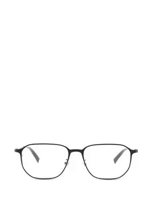 Montblanc Square-frame Glasses - Black