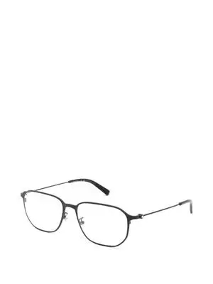Montblanc Square-frame Glasses - Black