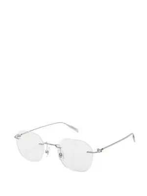 Montblanc Round Frame Eyeglasses - Silver