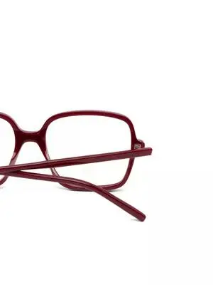 Saint Laurent Square-frame Glasses - Brown