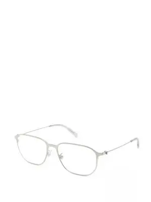 Montblanc Square-frame Glasses - Silver