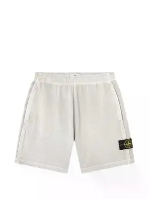 Stone Island Elasticated Badge Shorts - Neutrals
