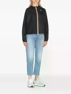 K-WAY Laurette Plus.2 Hooded Reversible Jacket - Black