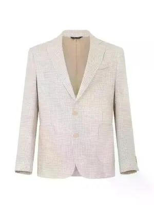 Brooks Brothers Pied De Poule Single-breasted Blazer