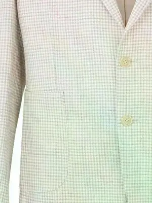 Brooks Brothers Pied De Poule Single-breasted Blazer