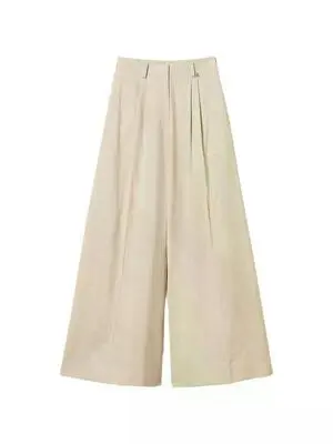 TWINSET Pleated Palazzo Trousers