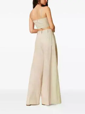 TWINSET Pleated Palazzo Trousers