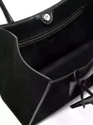 MUGLER Appliqué Shoulder Bag - Black