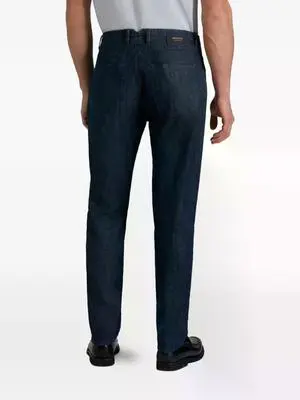 Incotex Pleated Five-pocket Jeans - Blue