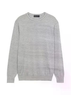 Brooks Brothers Striped Crew-neck Sweater