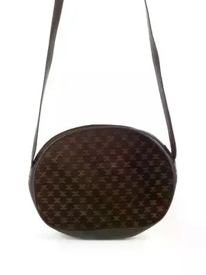 Celine Triomphe Suede Shoulder Bag