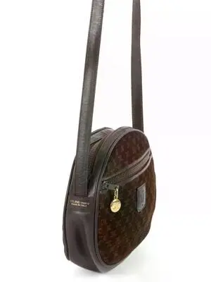 Celine Triomphe Suede Shoulder Bag