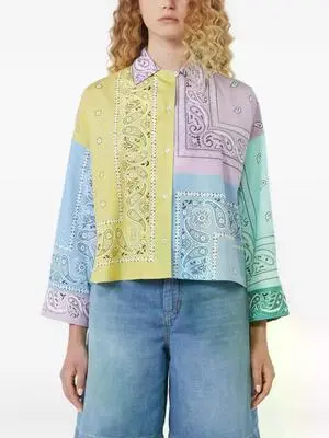 Max Mara Patchwork Bandana-print Shirt
