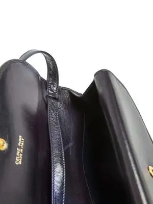 Celine 1980s Suede Shoulder Bag - Purple
