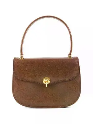 Gucci 1960s Leather Shoulder Bag - Brown