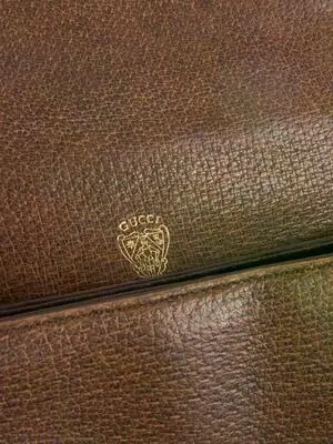 Gucci 1960s Leather Shoulder Bag - Brown