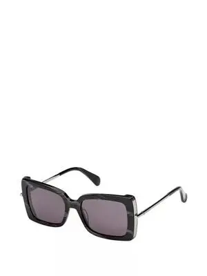Max Mara Geometric-frame Sunglasses - Grey