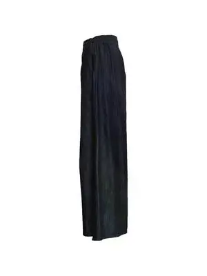 DONDUP Elasticated-waist Palazzo Pants - Blue