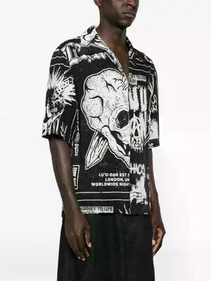LỰU ĐẠN Skull-print Shirt