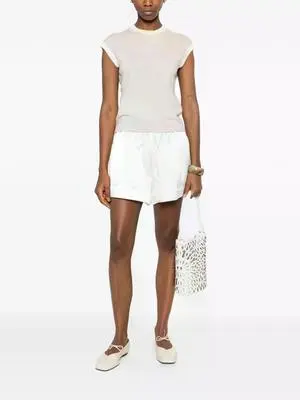 Eric Bompard Sleeveless Vest With Contrasting Trims - Neutrals