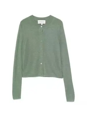 Eric Bompard Buttoned Cropped Cardigan