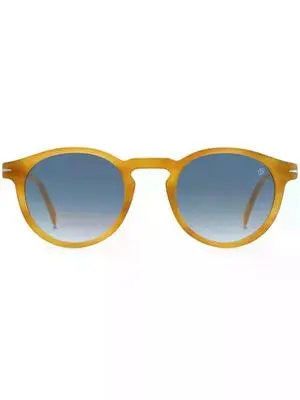 DB EYEWEAR BY DAVID BECKHAM Round-frame Sunglasses - Brown