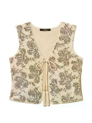 TWINSET Sequin-embellished Gilet