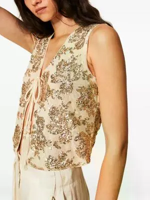 TWINSET Sequin-embellished Gilet