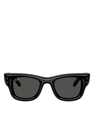 Ray-ban Wayfarer Puffer Square Sunglasses - Black
