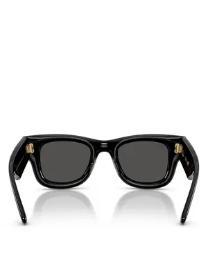 Ray-ban Wayfarer Puffer Square Sunglasses - Black
