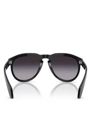 Moncler Isopleth Aviator Sunglasses, 56mm