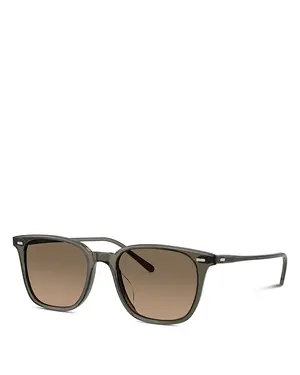 Oliver Spencer Laedin Square Sunglasses - Olive
