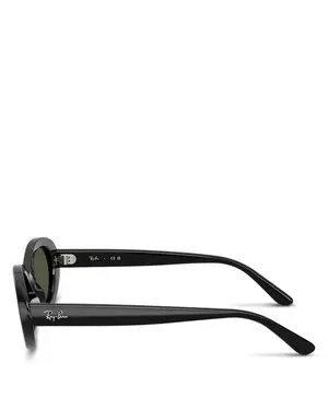 Ray-ban Oval Sunglasses - Black