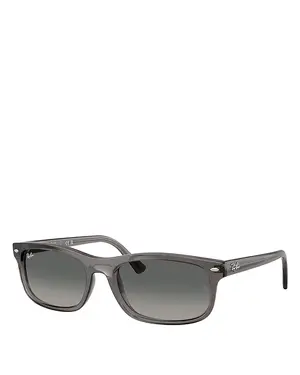 Ray-ban Rectangular Sunglasses, 57mm - Opal Light Grey/grey Gradient