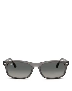 Ray-ban Rectangular Sunglasses, 57mm - Opal Light Grey/grey Gradient