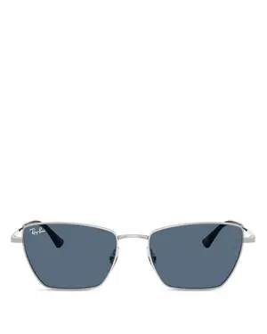 Ray-ban Rectangular Sunglasses, 53mm