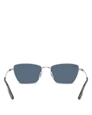 Ray-ban Rectangular Sunglasses, 53mm
