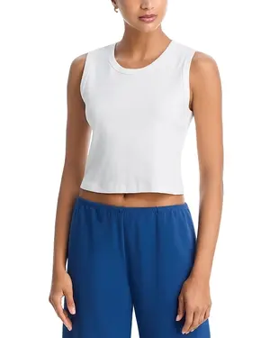 LESET Nando Sleeveless Crewneck Top