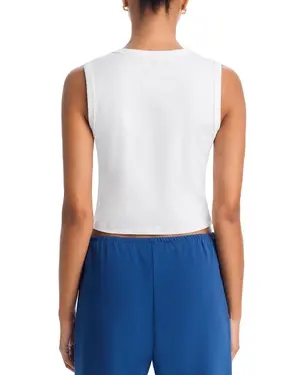 LESET Nando Sleeveless Crewneck Top